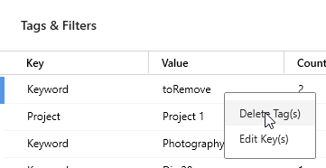 Removing Tags from Multiple Pieces of Content